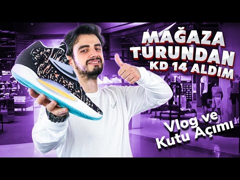 MAĞAZADAN KD 14 ALDIM😍 ÇOK GÜZEL AYAKKABILAR VAR, İLK İZLENİMLER VE KUTU AÇIMI EĞLENCELİ VLOG