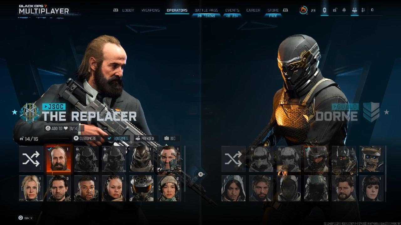 All BO7 Season 1 Operators & Skins - YouTube
