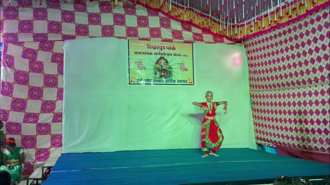 Advika Manoj Nair 1st Stage Performance at Mumbai, India for Ganesh Festival - YouTube