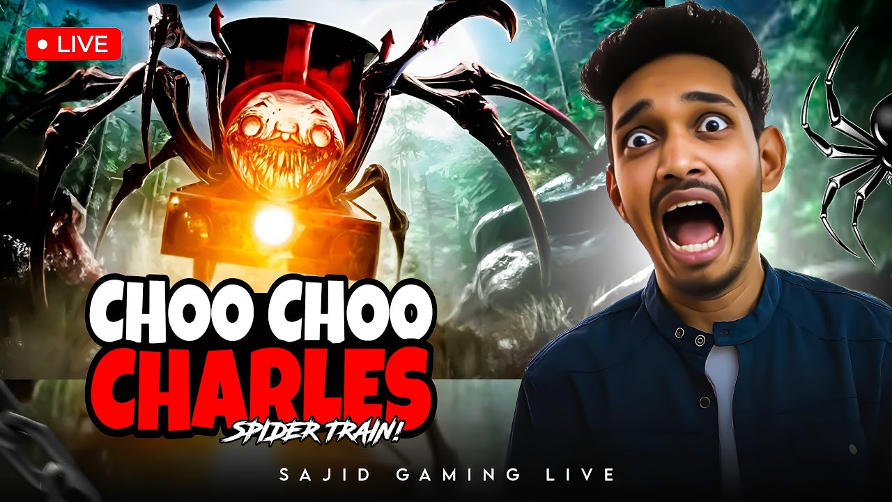 Choo Choo Charles Monster Train with Sajid Gaming #shortslive # ...
