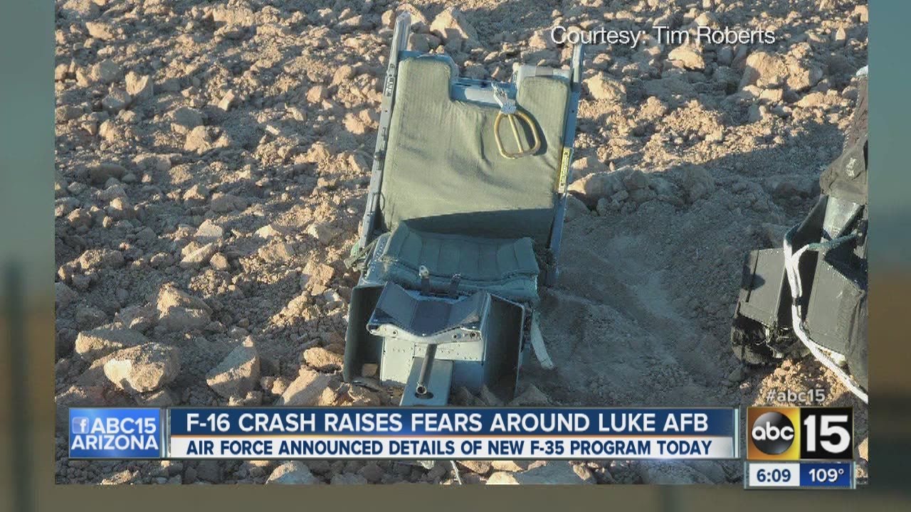 F-16 crash raises fears around Luke AFB - YouTube