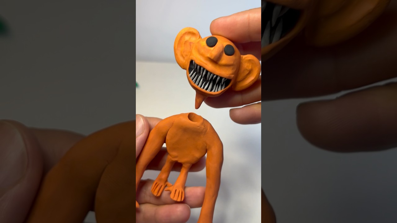 Zoonomaly Monster Monkey clay - YouTube