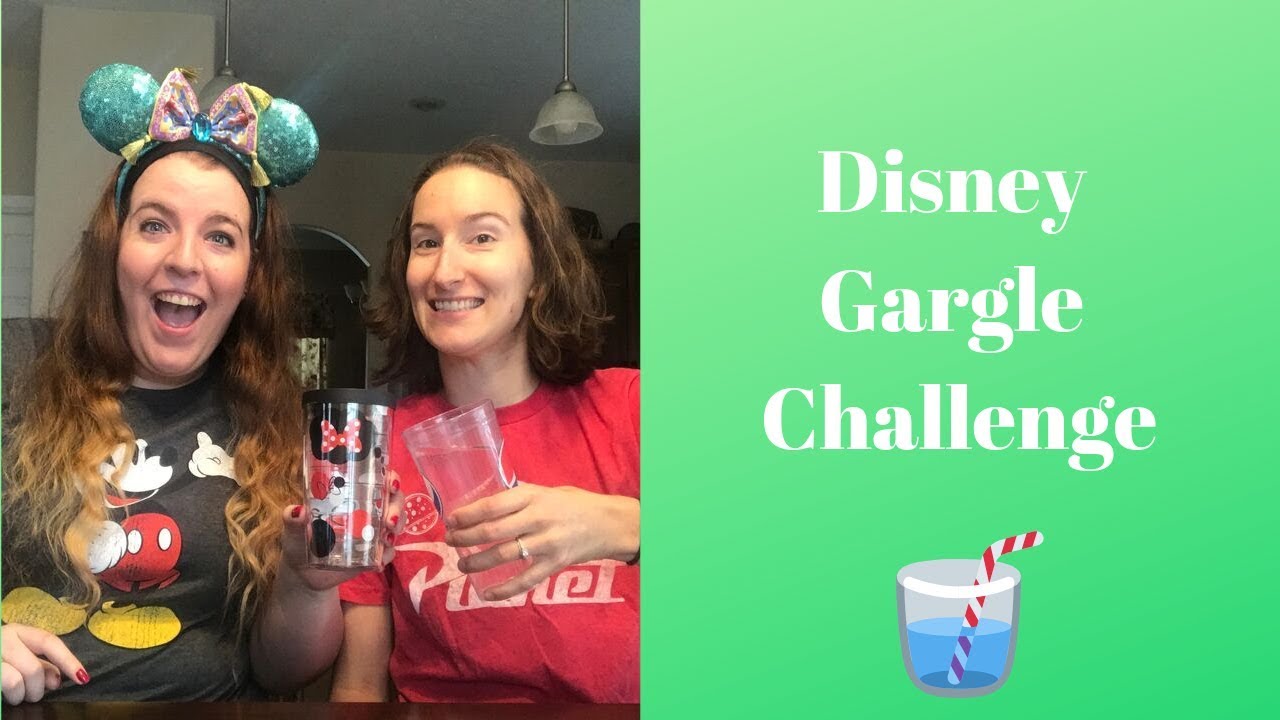 Disney Gargle Challenge - YouTube