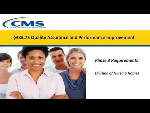 Quality Assurance and Performance Improvement (QAPI)- CMS Training Video - YouTube