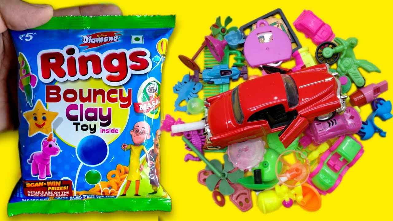 New Latest Blue Motu Patlu Rings Snacks with free Bouncy clay gifts ...