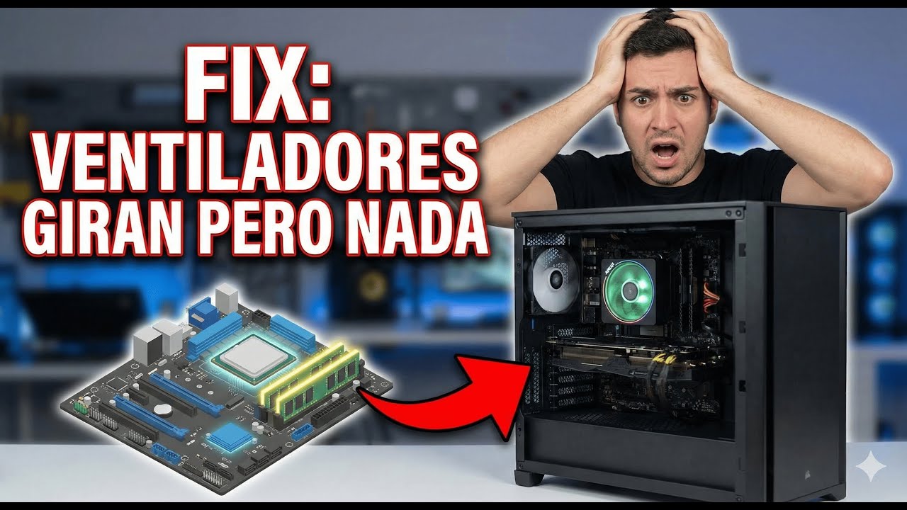 Cómo Arreglar NO POST en PC: Ventiladores Giran pero No Enciende (Guía ...
