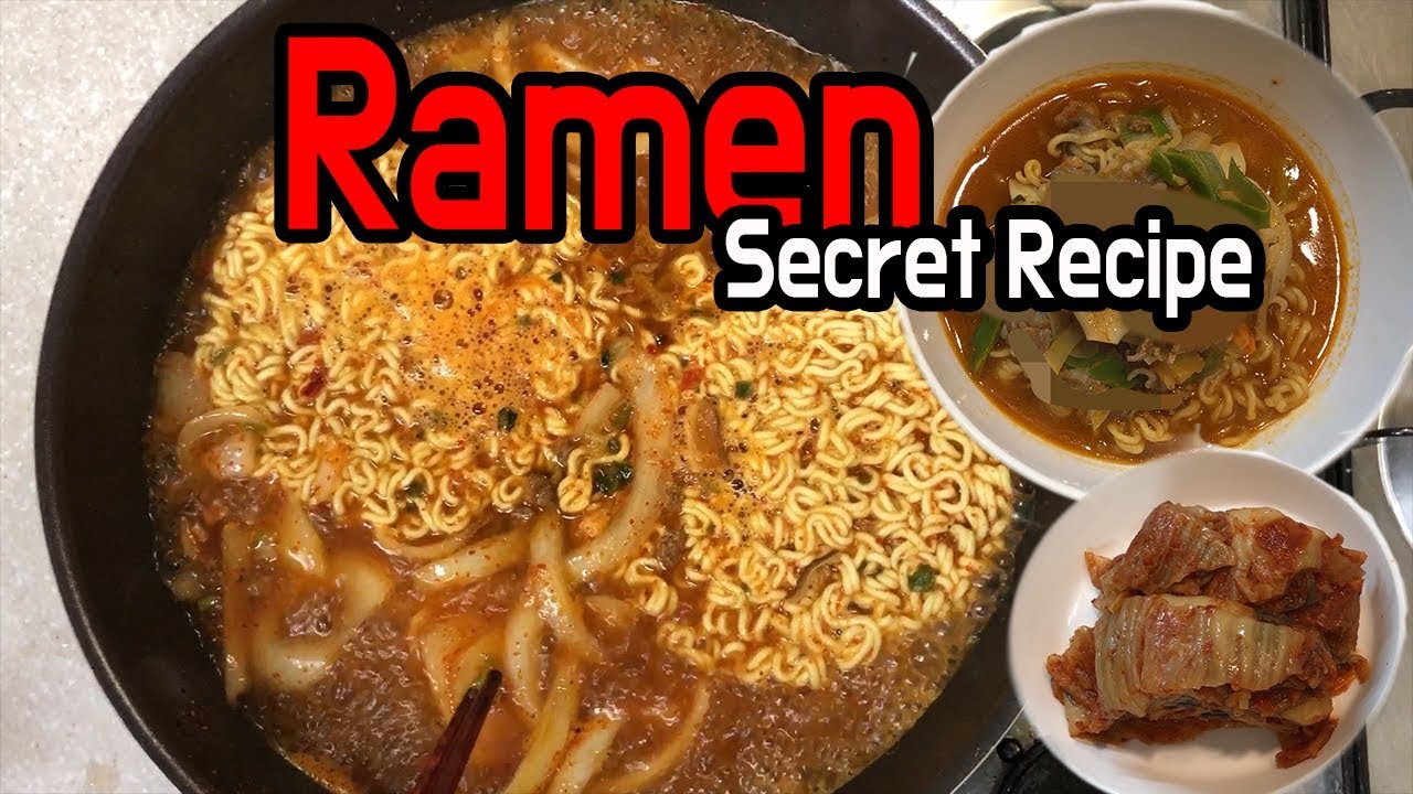 Make Instant Ramen the BEST in 7min | Secret homemade recipe (Spicy ...