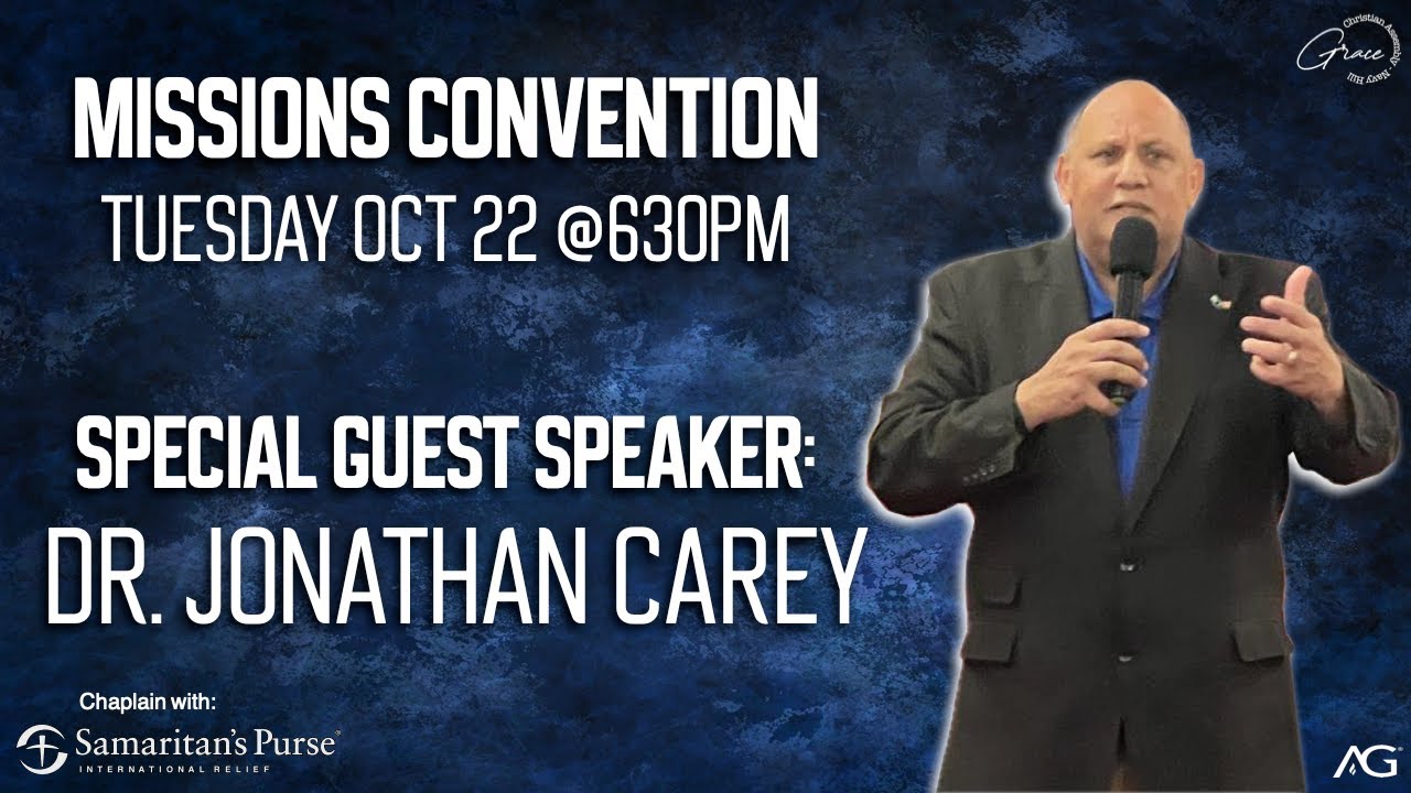 Missions Convention 2024 - Tuesday - Dr. Jonathan Carey. - YouTube