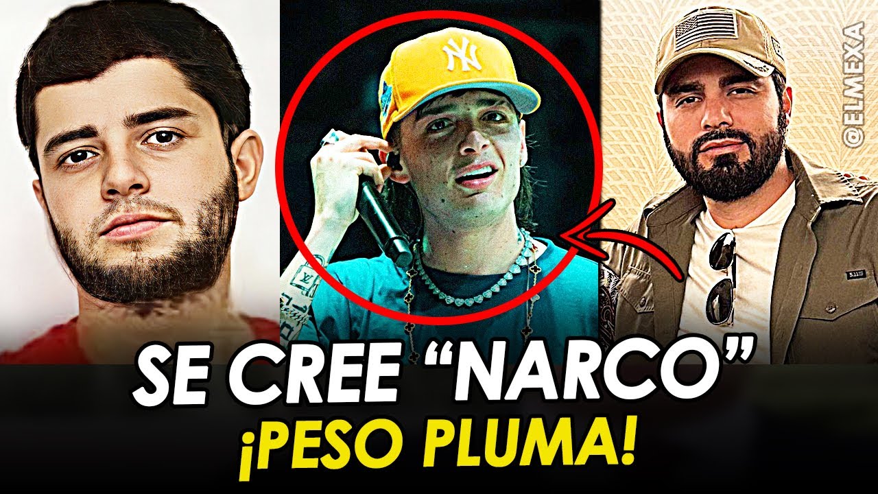Peso Pluma se cree narco y es intimo amigo de El Nini de Los Chapitos ...