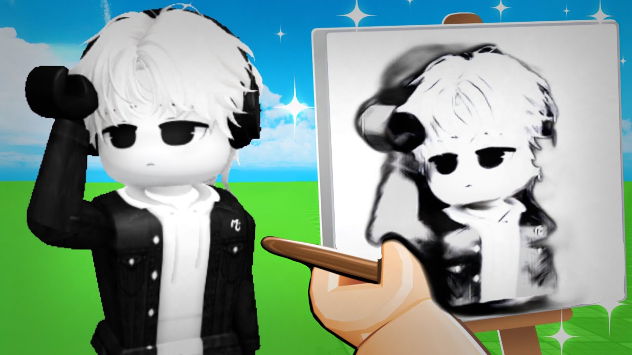 ПРОБУЮ РИСОВАТЬ ПОРТРЕТ ДРУГИХ ИГРОКОВ! ROBLOX [UPD] DRAW ME - YouTube