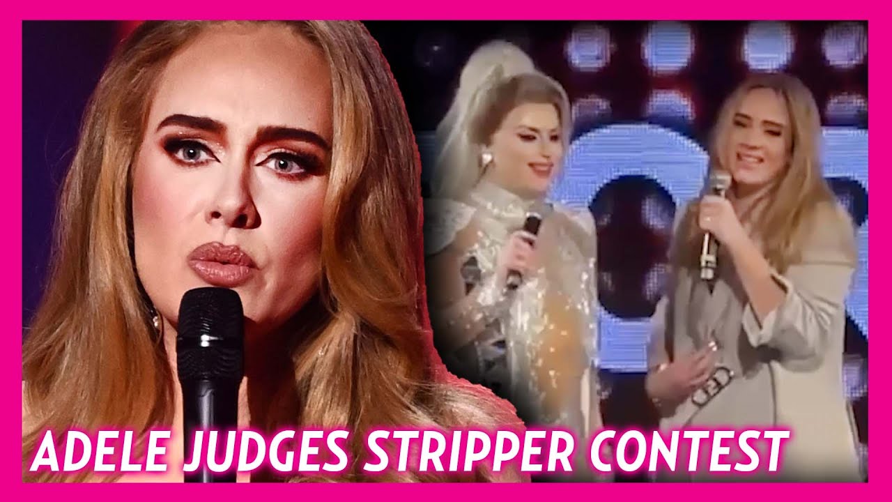 Adele Judges Strip Contest Amid Las Vegas Show Cancellation - YouTube