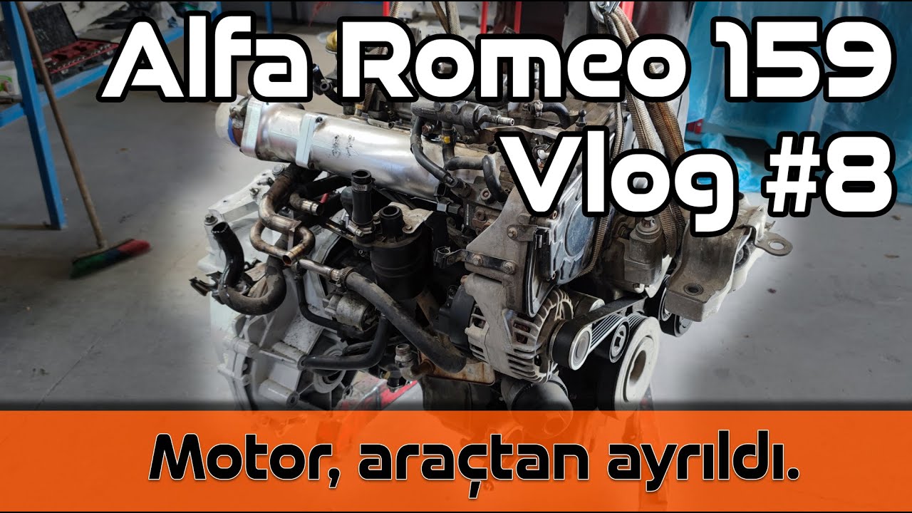 Alfa Romeo 159 1.9 JTDM Proje Arabası #Vlog8 - Motor Araçtan Ayırdı ...