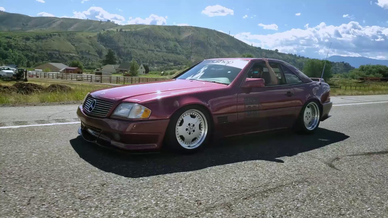 Mercedes 300SL manual dog leg 5 speed (R129) - YouTube