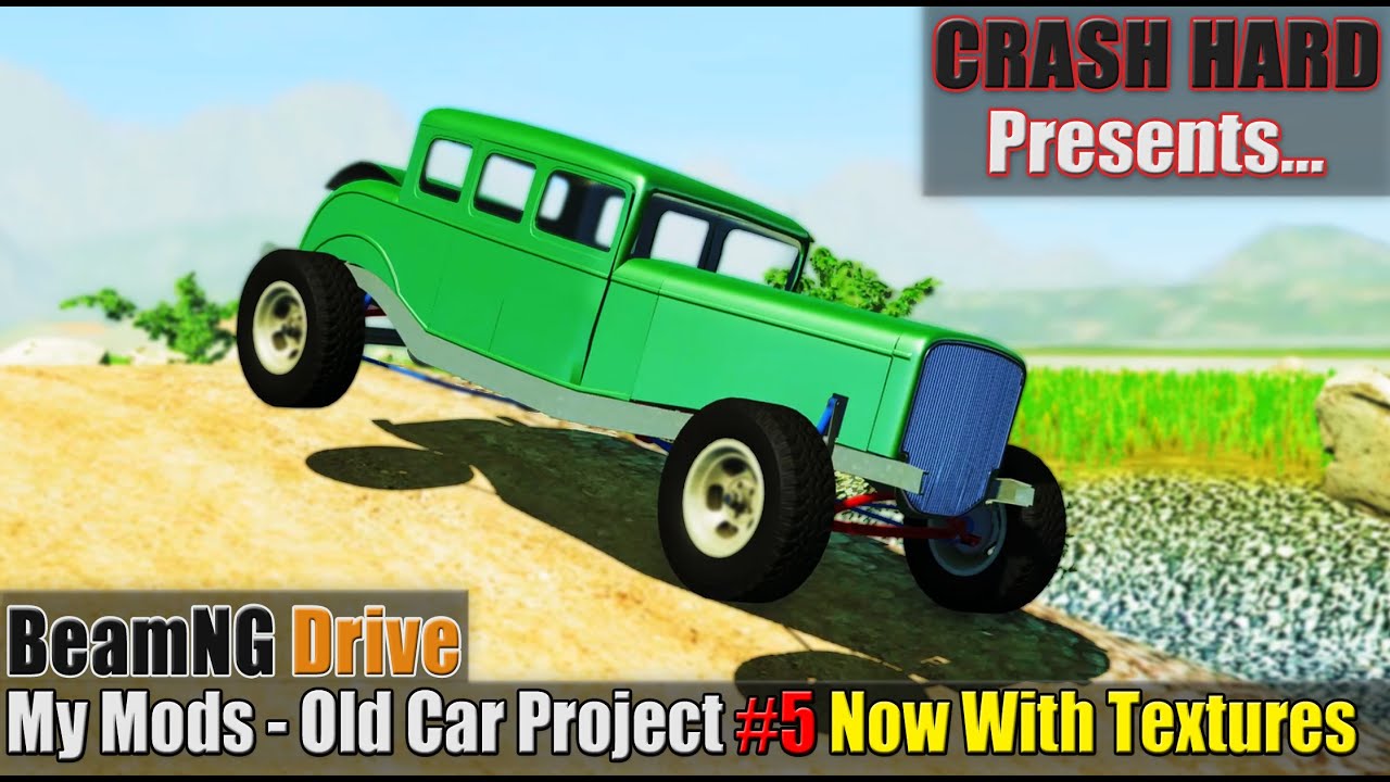 BeamNG Drive - My Mods - Old Car Project #5 Now With Textures - YouTube