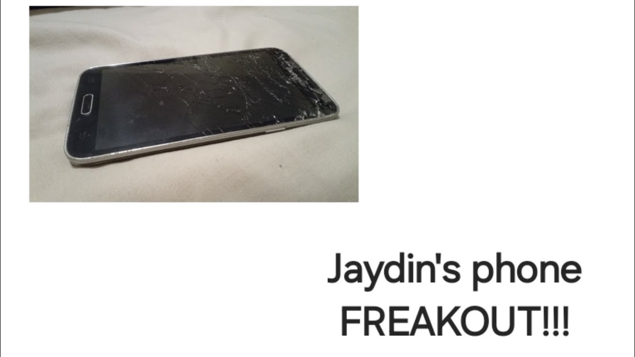 Jaydin's phone FREAKOUT!!! - YouTube