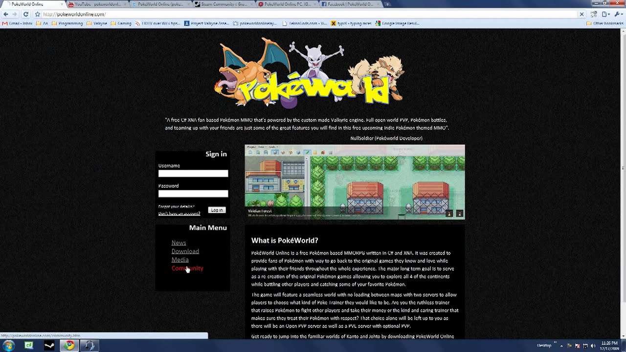PokeWorld Online - Website Launch - YouTube