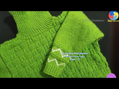 Knitt My Favorite Baby begi type Sweater ki BAJU || part-3 ||knitting ...