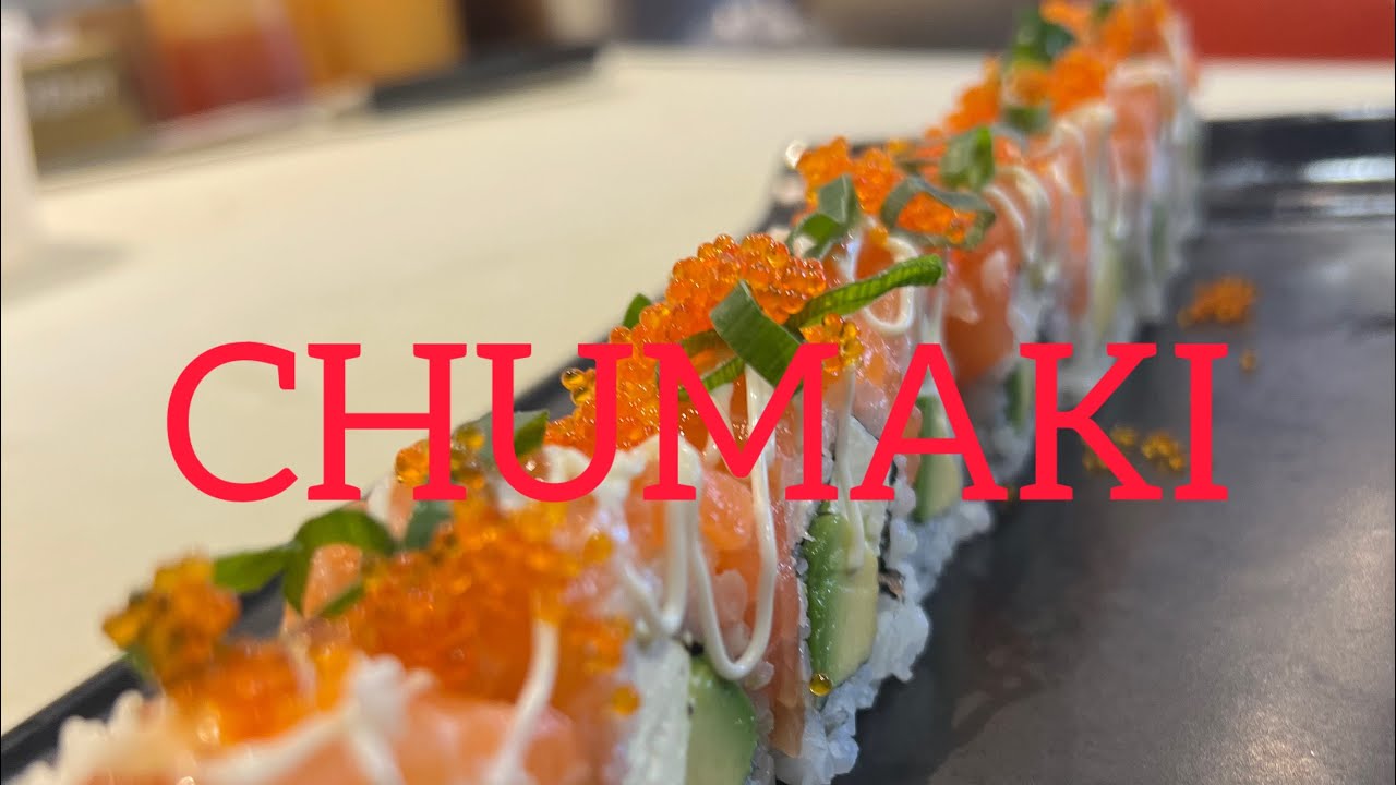 HOW TO MAKE CHUMAKI SUSHI WITH CREAM CHEESE, SALMON AND AVOCADO - YouTube