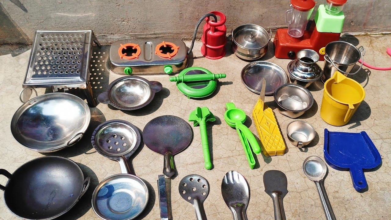 Real Amezing stel miniature Kitchen set unboxing/ mini real stel ...