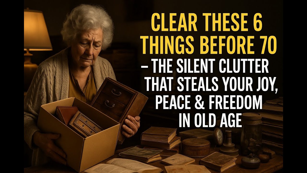 Clear These 6 Things Before 70 – The Silent Clutter That Steals Your ...