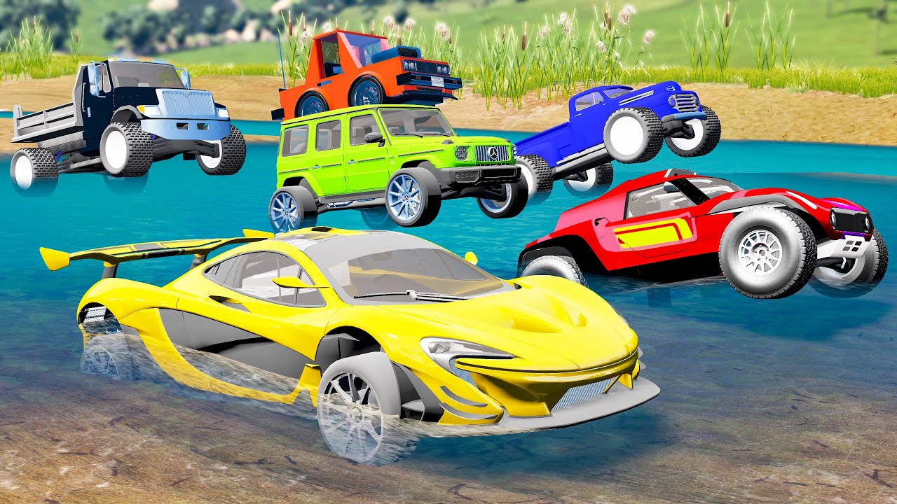 R/C Cars Battle #1 - Beamng drive - YouTube