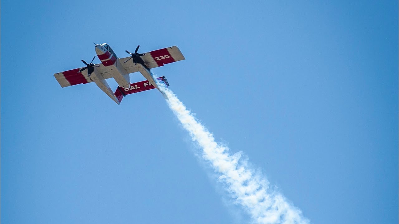 Watch Cal Fire aircraft fly over UC Davis Medical Center in salute to ...