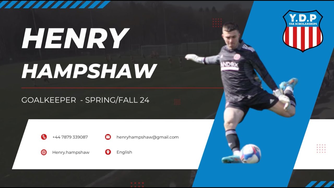 Henry Hampshaw - Goalkeeper - Spring 24/Fall 24 - YouTube