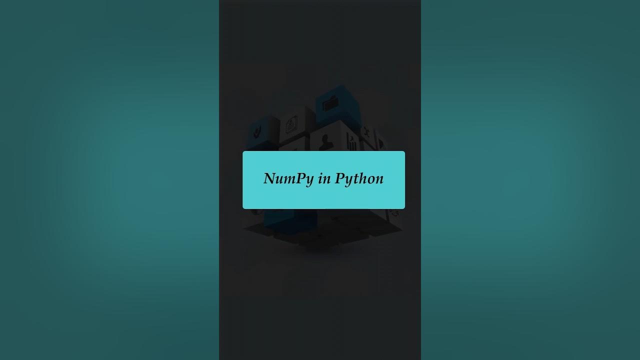 That's how NumPy library works with Python 😎🆒😁🆒 - YouTube