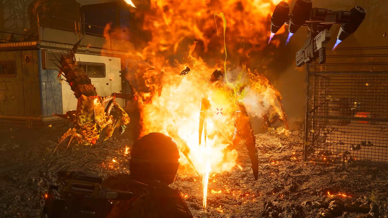 Battle with Terminids - Super Helldive Difficulty - 4K Quality - Helldivers 2 - YouTube