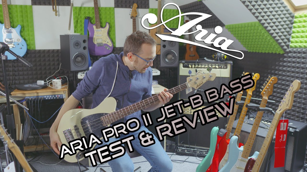 Gitara Basowa Aria Pro II JET-B Bass - TEST i recenzja (Eng Sub) - YouTube