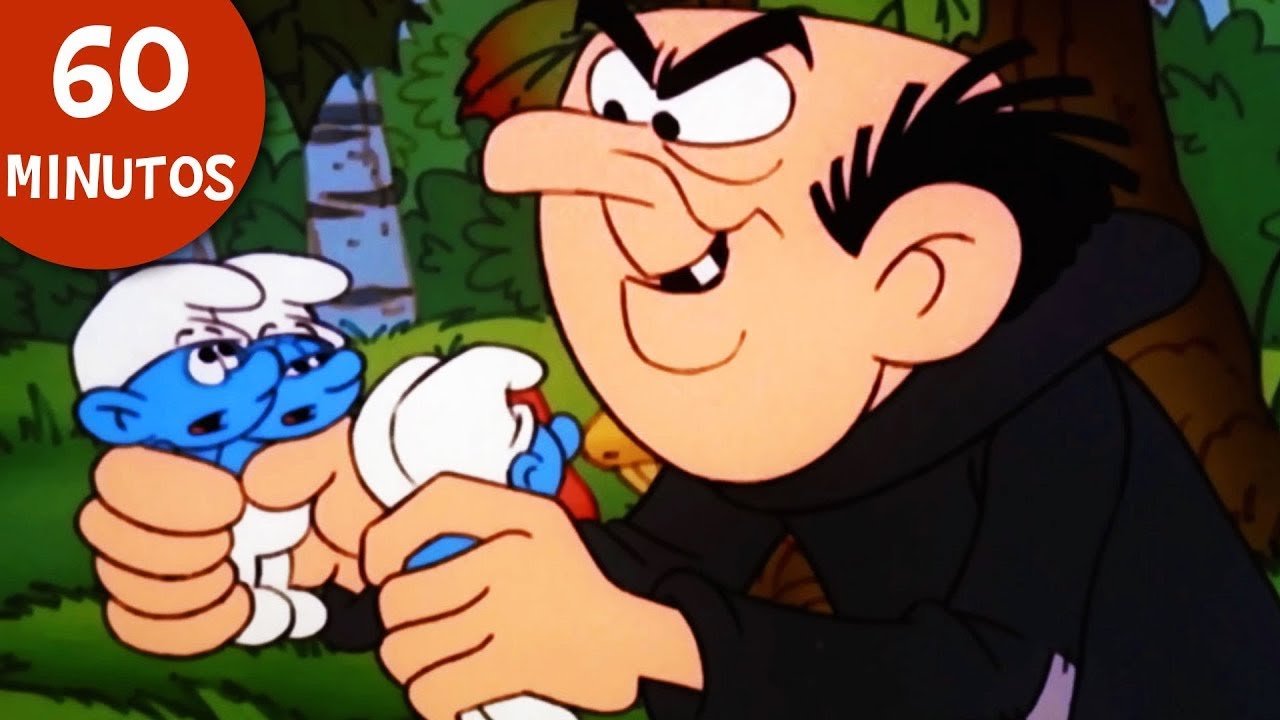 ¡Gargamel atrapa a los pitufos! • Los Pitufos 1 hora • Episodios ...
