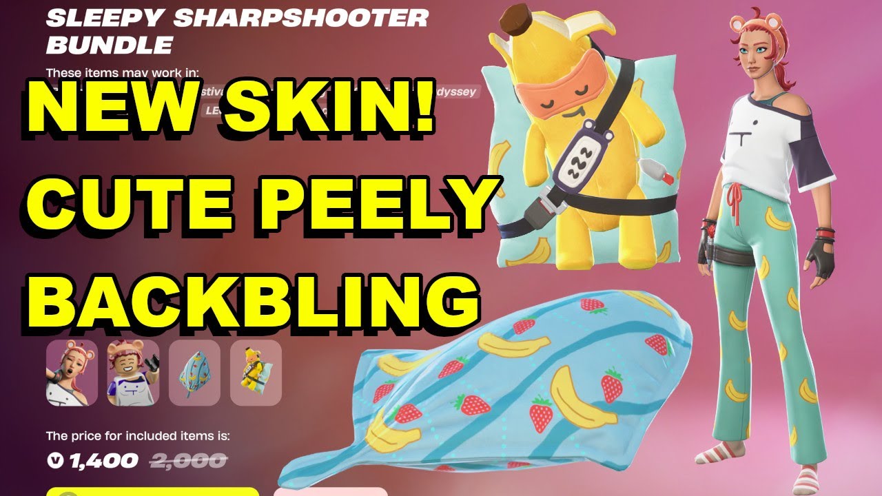 NEW SKIN Selbi with cute Peely backbling | 8/13/2025 Fortnite item shop ...
