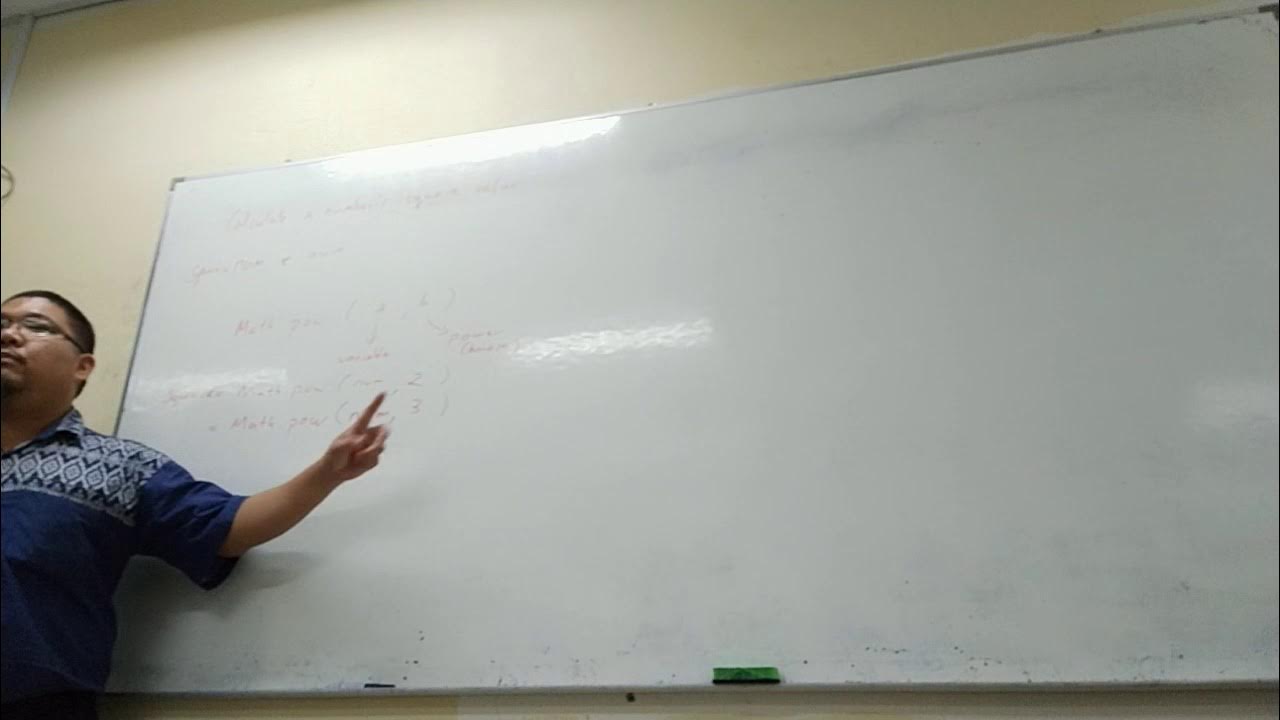 Java - Math.pow(); Math.sqrt(); - YouTube