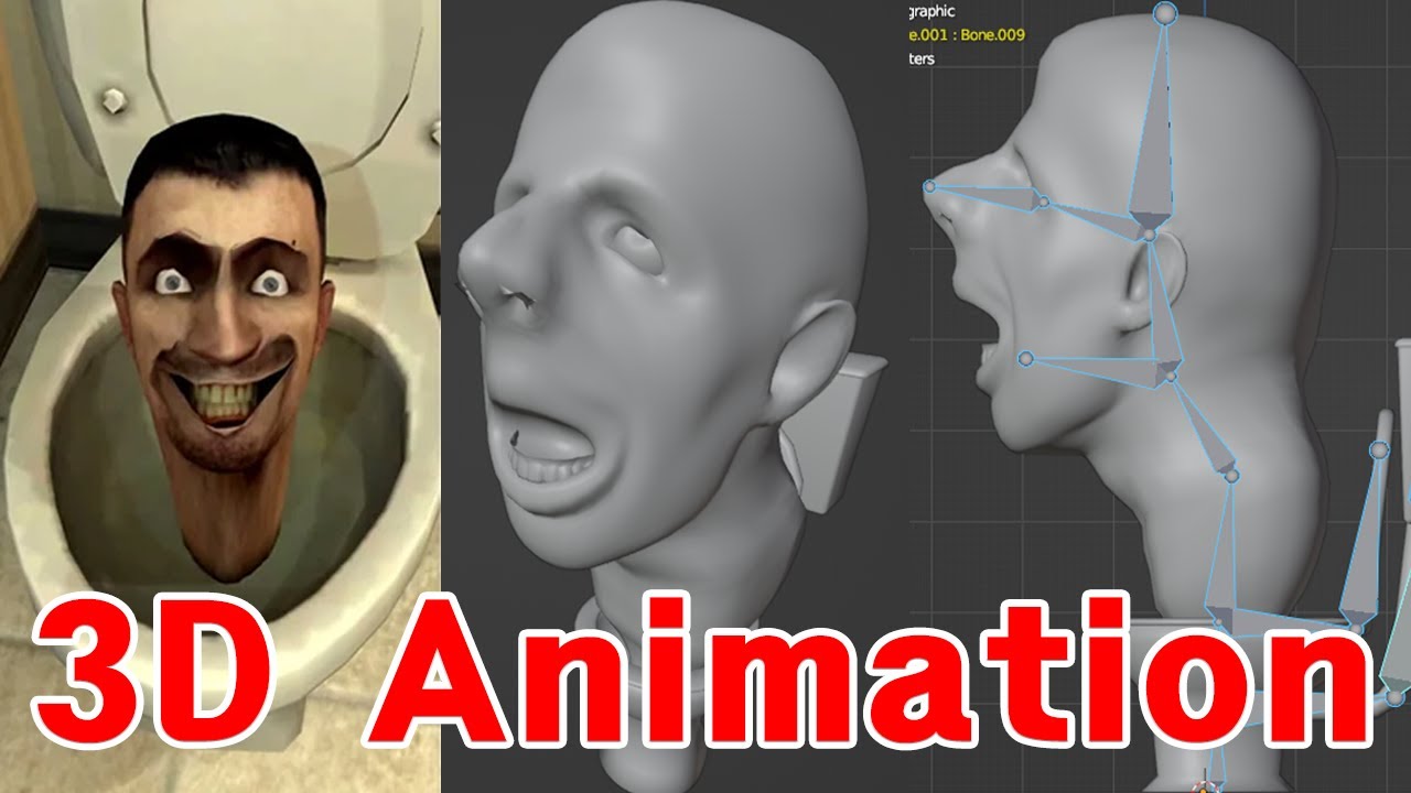 Skibidi Toilet Fun Animation!! | 3D Model - YouTube