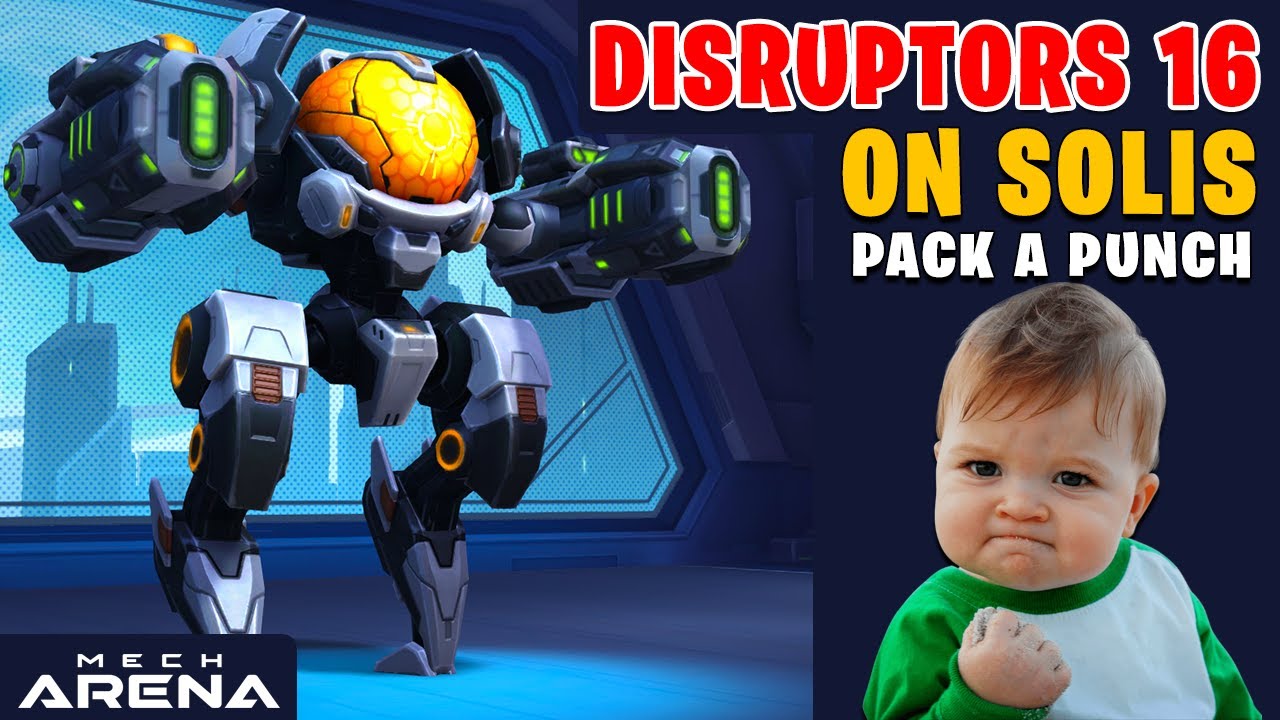 Disruptors 16 on Solis Pack A SOLID PUNCH | Mech Arena | Test Server ...