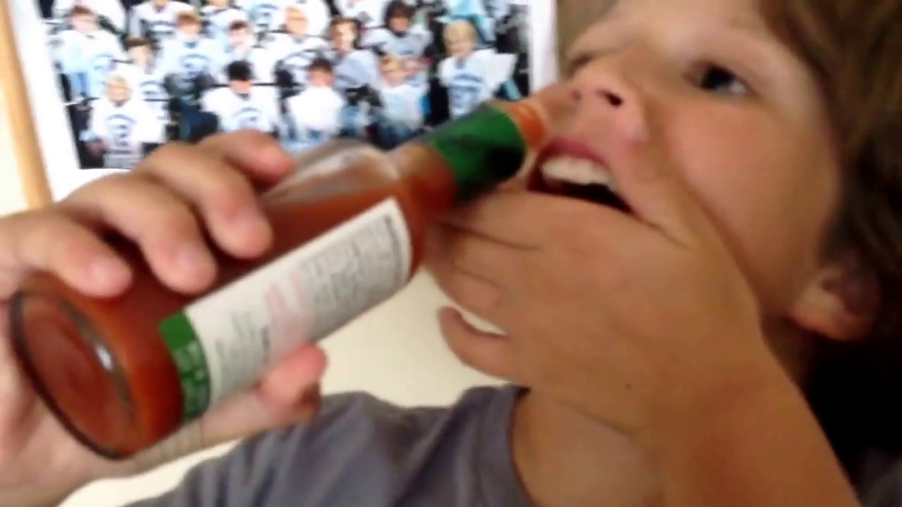 Drinking Tabasco sauce! ( Challenge) - YouTube