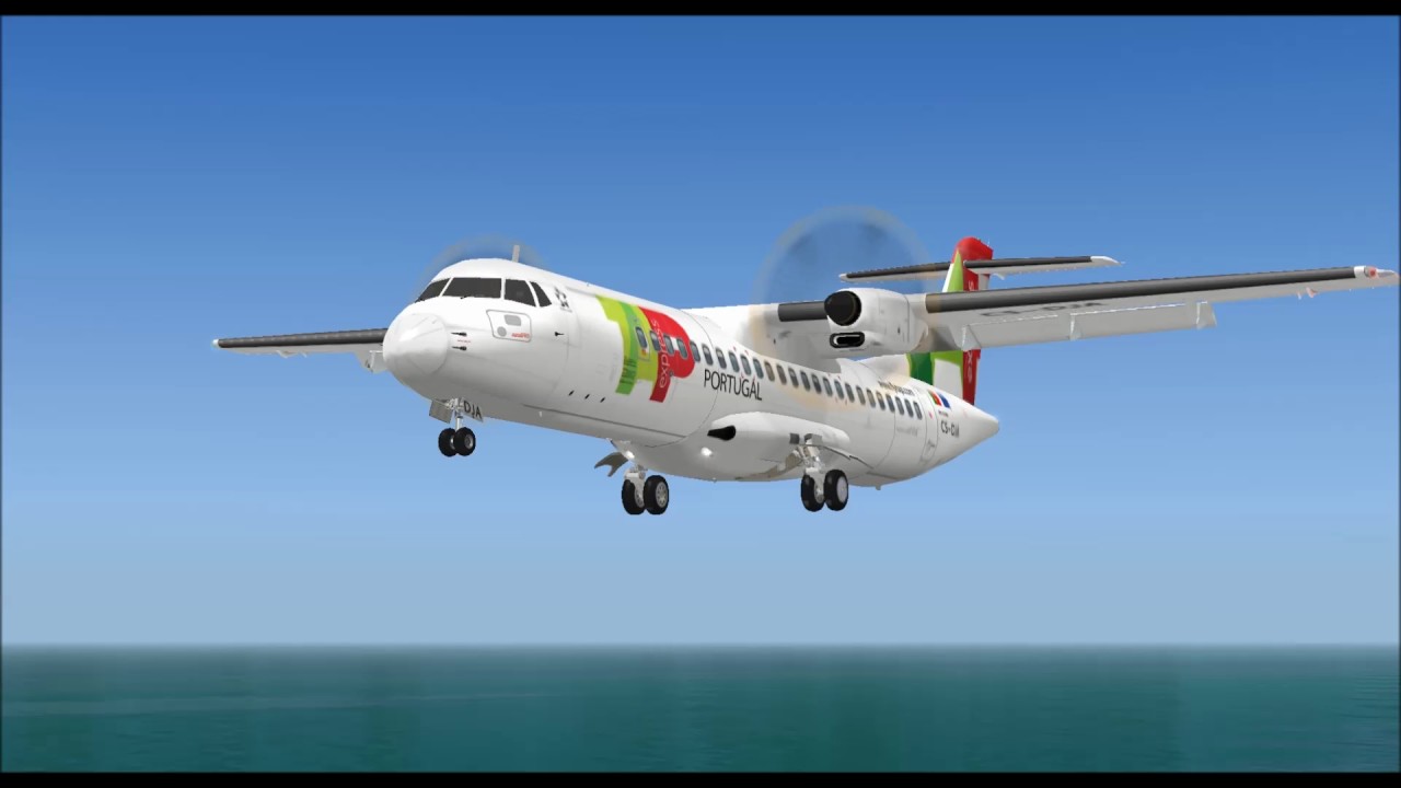 ATR 72 600 TAP AIR PORTUGAL LANDING AT PORTO INTL AIRPORT FS9 HD - YouTube