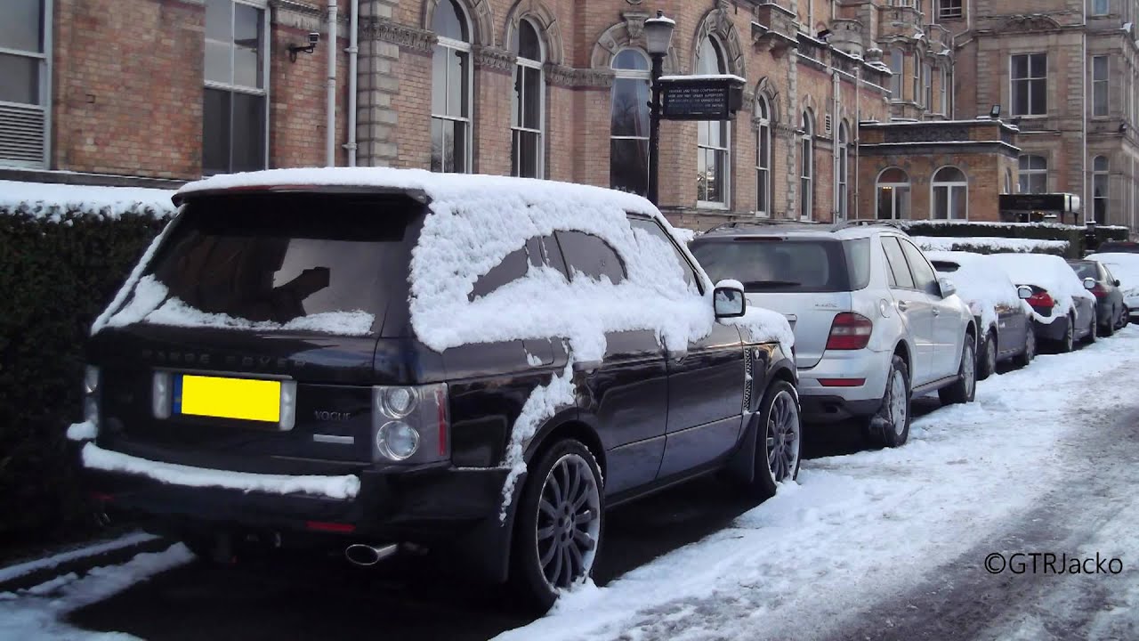 RARE Black Overfinch Range Rover Vogue 580S Supercharged in the Snow ...