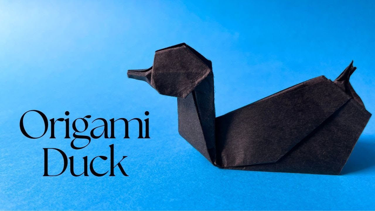 Easy Origami Duck Step by Step Tutorial | Diy Paper Duck | Origami in ...