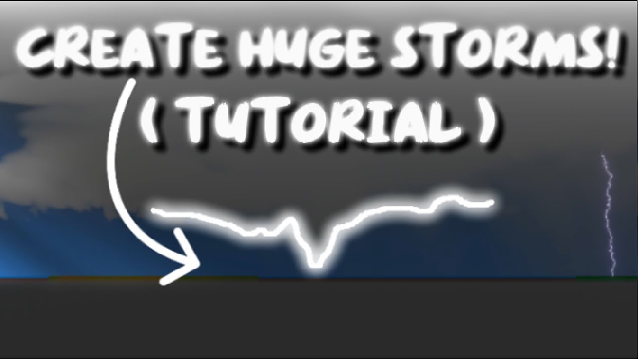 How to create storms and tornados in 2d weather sandbox | ( Tutorial ...