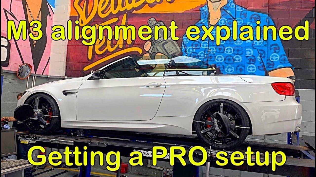 BMW E9X M3 - 4 wheel alignment explained - Deutsch Tech - YouTube