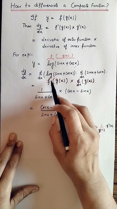 Differentiation of composite function. - YouTube