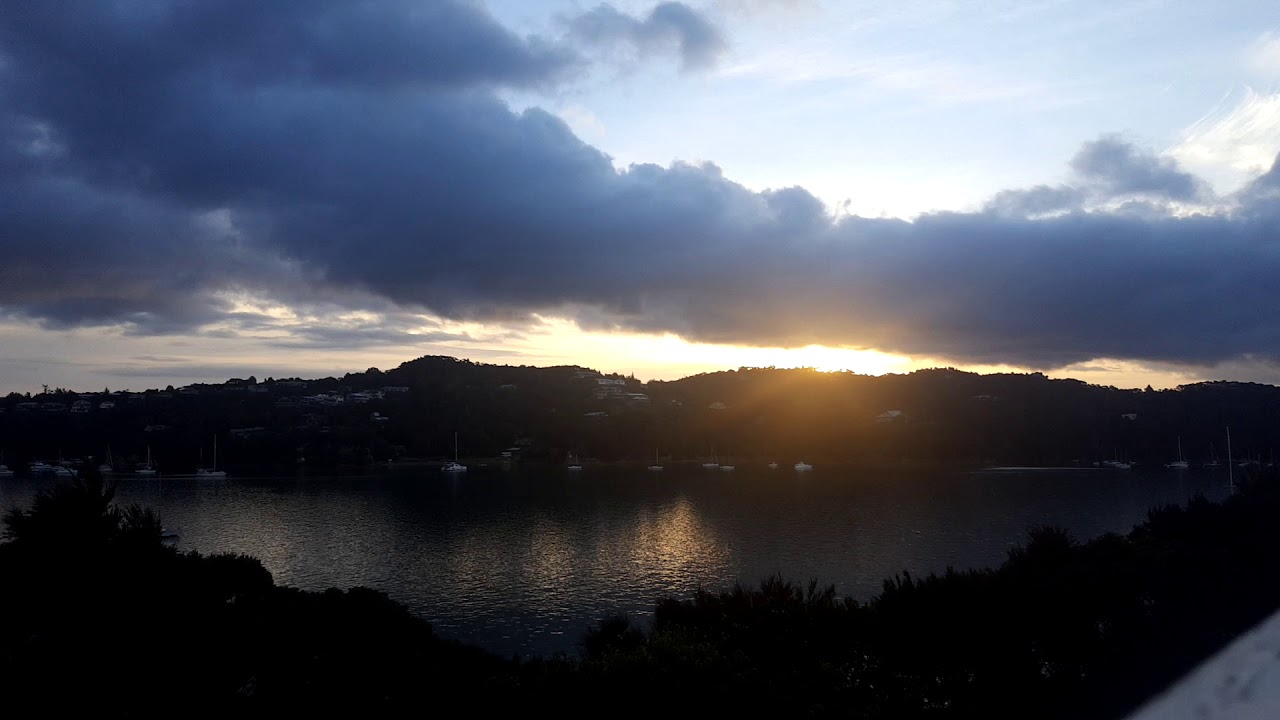 Sunset time lapse at Okiato Point, Bay of Islands - YouTube