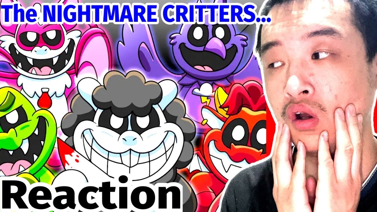 Reacting to The NIGHTMARE CRITTERS... (Cartoon Animation) by GameToons ...