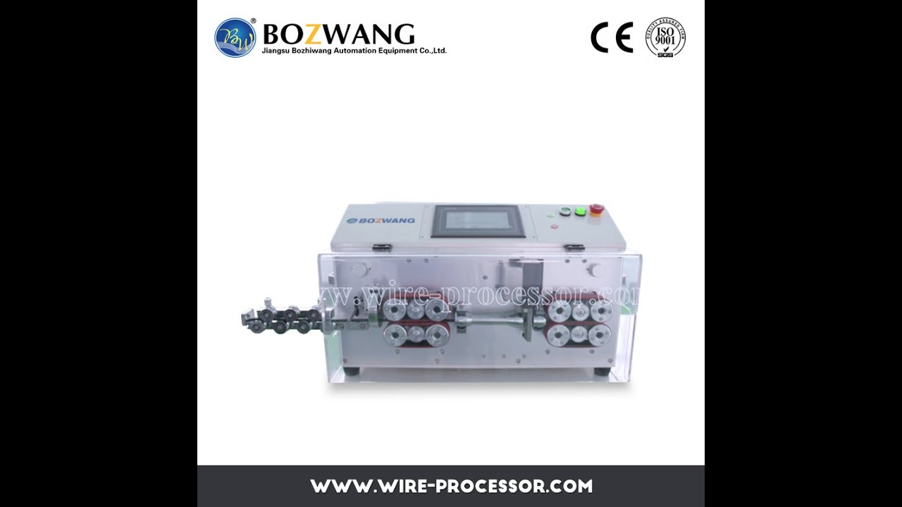 BZW-882DHK-35 BOZWANG Computerized Wire Cutting and Stripping Machine ...