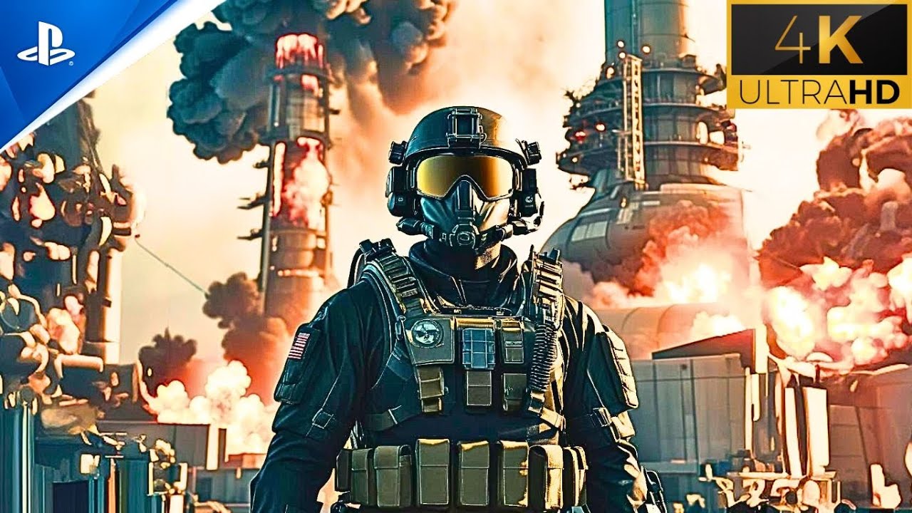 YEAR 2055 NUCLEAR REACTOR ATTACK 🤯| Ultra HD [60FPS] Realistic Graphics ...