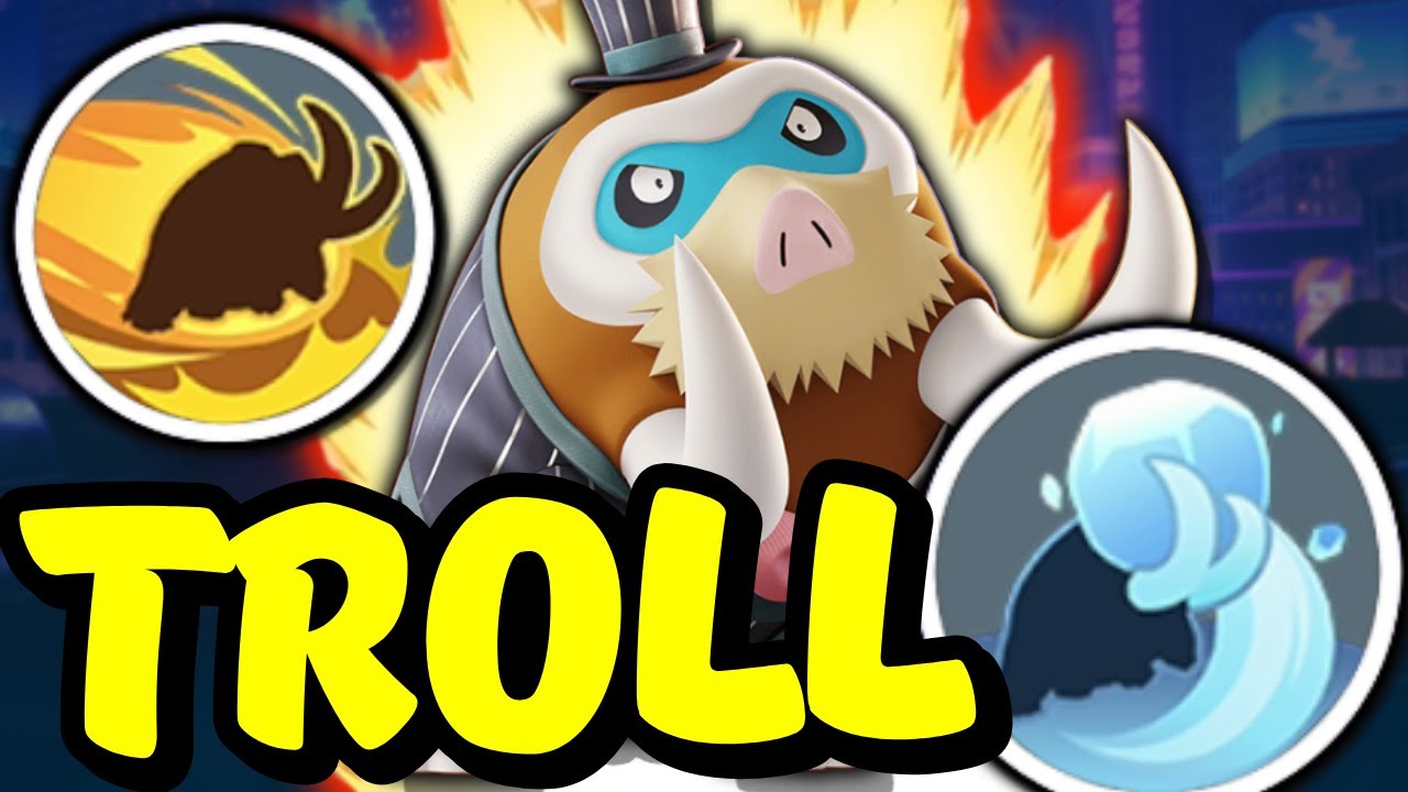 THIS ICE FANG MAMOSWINE IS PURE EVIL INCARNATE! | Pokemon Unite - YouTube