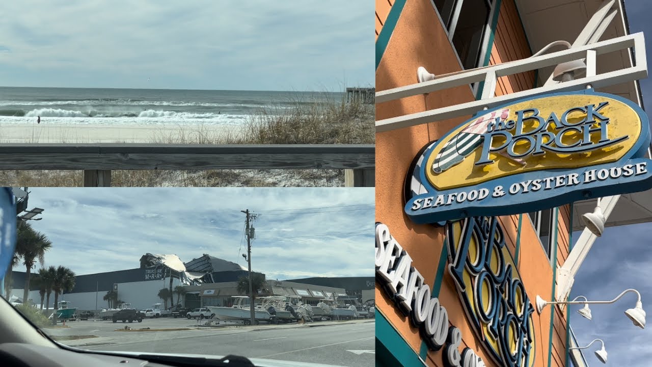 The Back Porch Seafood and Oyster Bar |Tornado!!|Front Beach road ...