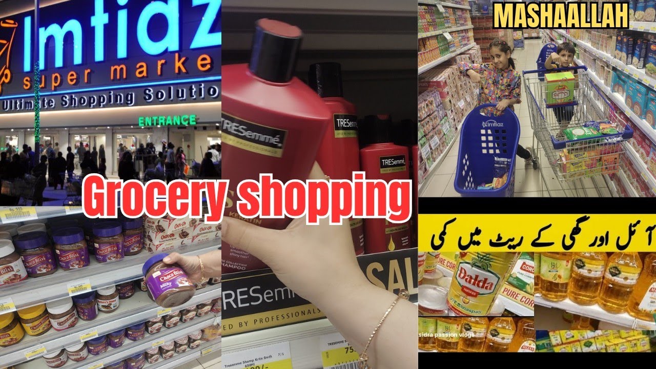 Grocery shopping haul in pakistan | Imtiaz super market | monthly ...