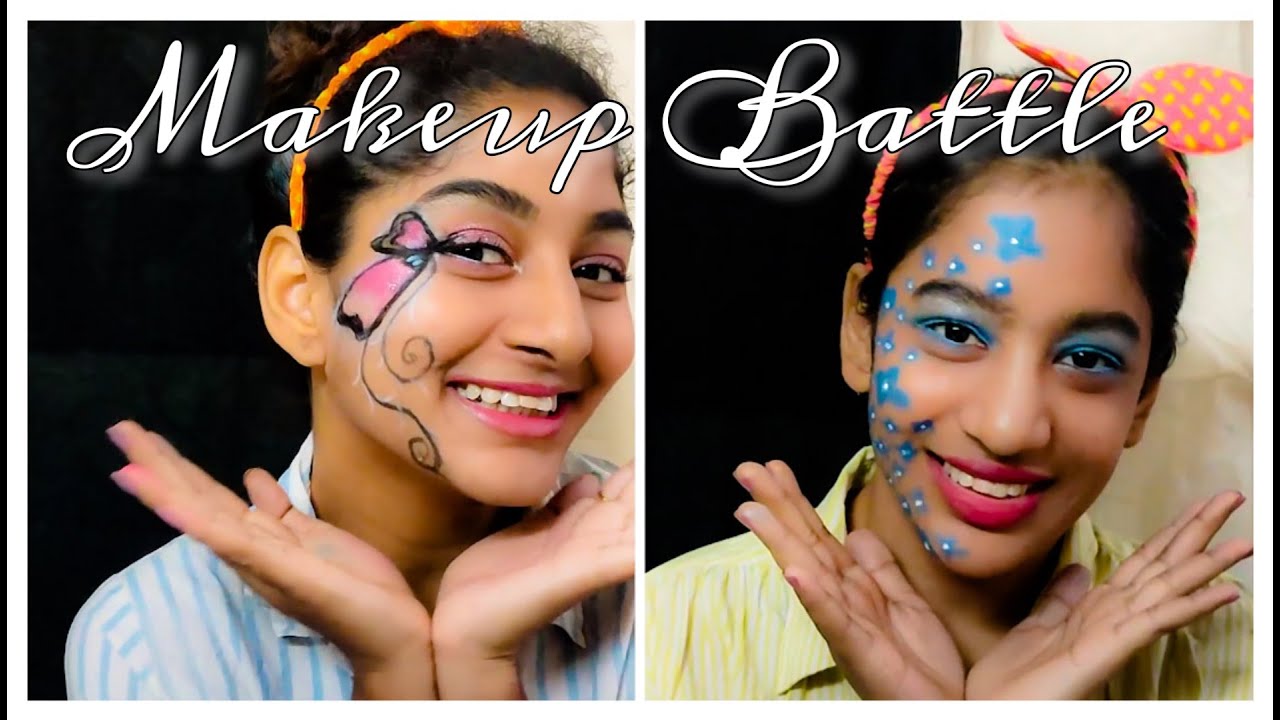 Twins Makeup Challenge...! (Super Cute looks) - YouTube